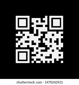 Qr Code Vector Icon Stock Vector (Royalty Free) 1095101930