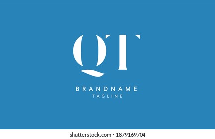 Qt Alphabet Initial Letter Monogram Icon Stock Vector (Royalty Free ...