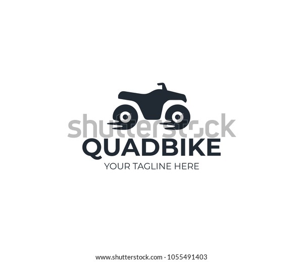 Quad Bike Logo Template Atv Vector Stock Vector (Royalty Free) 1055491403
