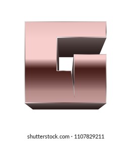Quadratic Copper Fontvector Letter G: เวกเตอร์สต็อก (ปลอดค่าลิขสิทธิ์ ...