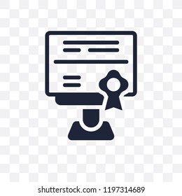Qualification Transparent Icon Qualification Symbol Design Stock Vector ...