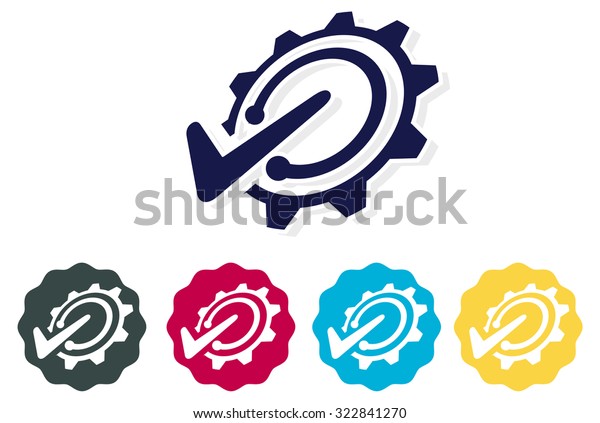 Quality Check Icon Illustration Stock Vector (Royalty Free) 322841270