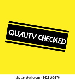 Quality Checked Stamp Original Labelstickertag Stock Vector (Royalty ...