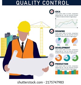Quality Control Banner Vector Illustration Stock Vector (Royalty Free ...