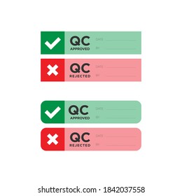 Quality Control Passed Badge Label Your: เวกเตอร์สต็อก (ปลอดค่า ...