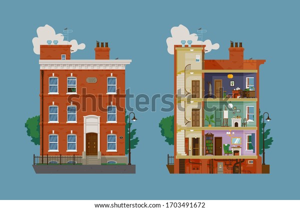 Cartoon apartment building : 68 227 images, photos et images ...