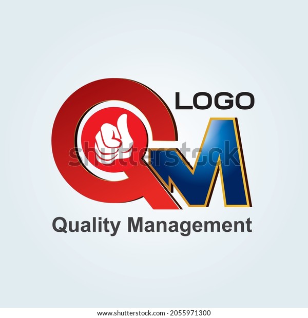 Quality Management Logo Qm Logo Quality Stock Vector (Royalty Free ...
