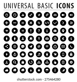 Quality Universal Icons Web Mobile Stock Vector (Royalty Free ...