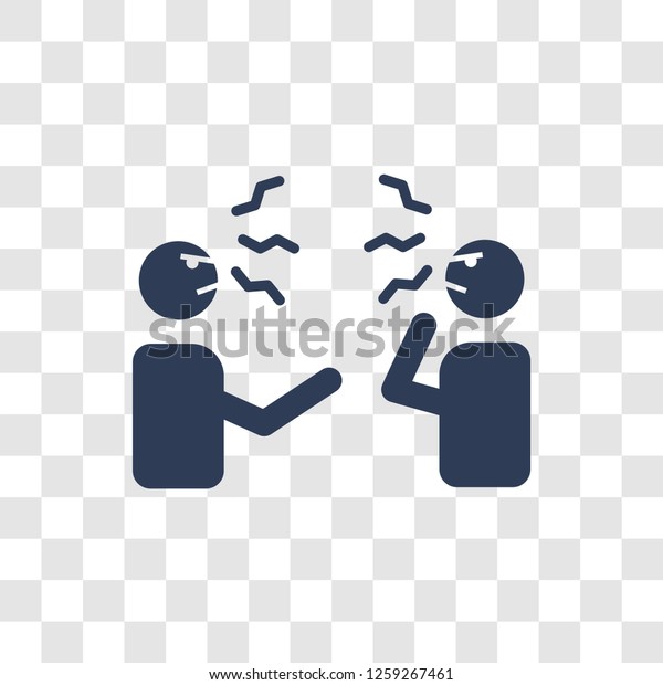 Quarrel Icon Trendy Quarrel Logo Concept Stock Vector (Royalty Free ...