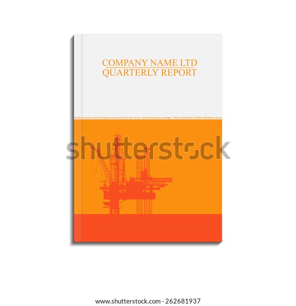 Quarterly Report Cover Template Rig Flyer Stock Vector (Royalty Free ...