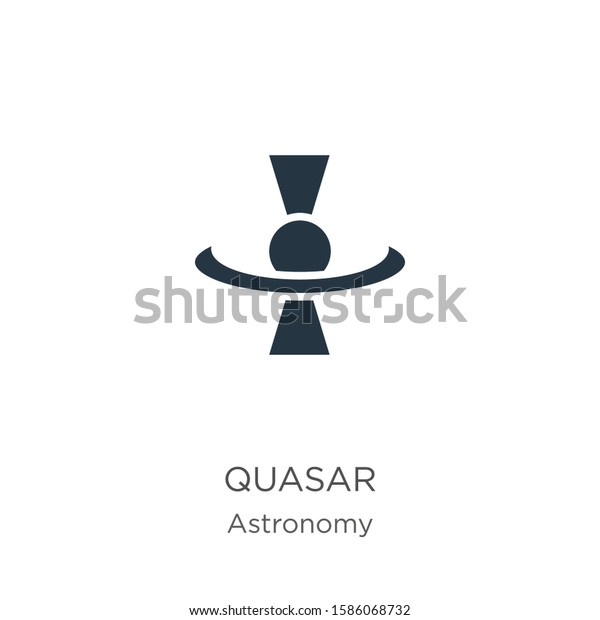 Quasar Icon Vector Trendy Flat Quasar Stock Vector (Royalty Free ...