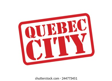 Quebec City Red Rubber Stamp Vector Stock Vector (Royalty Free ...