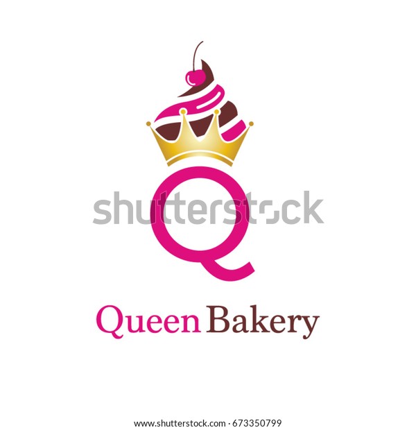 Queen Bakery Letter Q Logo Symbol Stock Vector (Royalty Free) 673350799 ...