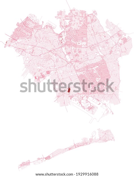 Queens Map New York City Boroughs Stock Vector (Royalty Free ...