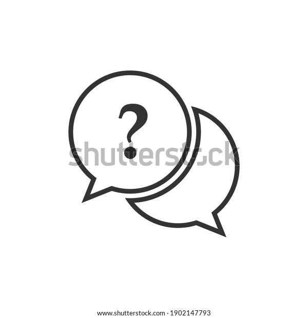 Question Answer Sign Icon Qanda Symbol Stock Vector (Royalty Free ...