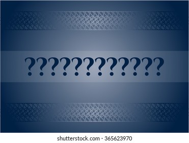Question Mark Card Colorful Nice Design Stock Vector (Royalty Free ...