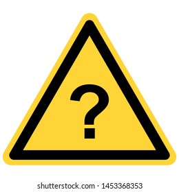 Question Mark Triangle Sign: เวกเตอร์สต็อก (ปลอดค่าลิขสิทธิ์) 612185120 ...