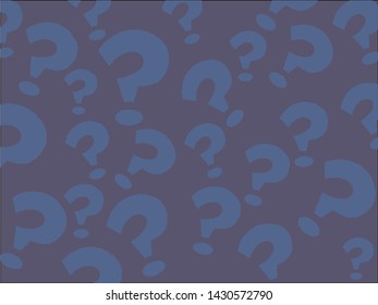 Question Mark Education School Concept Seamless Stock Vector (Royalty ...