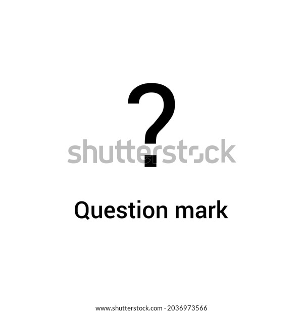 영어 문법 벡터 그림의 물음표 스톡 벡터(로열티 프리) 2036973566 | Shutterstock
