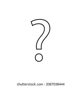 Question Mark Icon Help Sign Web Stock Vector (Royalty Free) 2087038444 ...