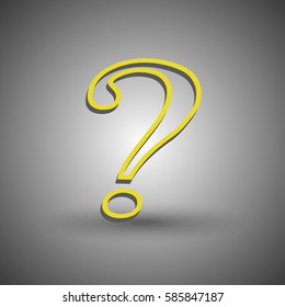 Question Mark Icon Help Symbol 스톡 벡터(로열티 프리) 585847187 | Shutterstock