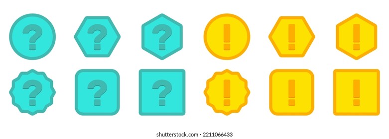 Question Mark Icon Set Faq Sign Stock Vector (Royalty Free) 2211066433 ...