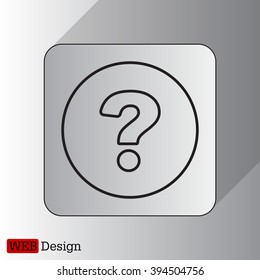 Question Mark Line Icon Stock Vector (Royalty Free) 546098749 ...