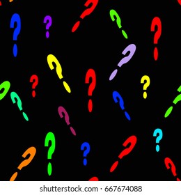 Question Mark Seamless Pattern Seamless Pattern Stock Vector (Royalty ...
