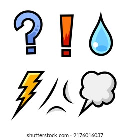 Question Mark Shocked Angry Comics Style Stock Vector (Royalty Free ...