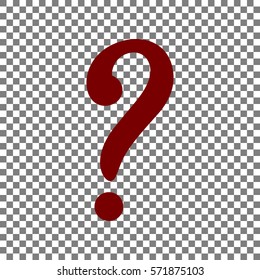 Question Mark Sign Maroon Icon On Stock Vector (Royalty Free) 571875103 ...