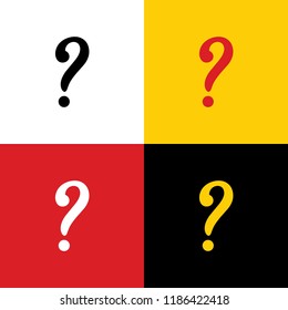 Question Mark Sign Vector Icons German 스톡 벡터(로열티 프리) 1186422418 ...