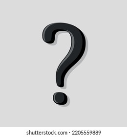 Question Mark Sign Vector Illustration Information Stock Vector ...