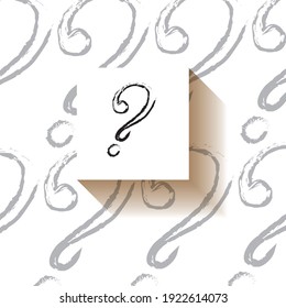 Question Mark Splash Style: เวกเตอร์สต็อก (ปลอดค่าลิขสิทธิ์) 1922614073 ...