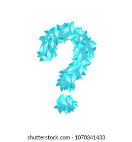 Question Mark Symbol Crystal Diamond 3d Stock Vector (Royalty Free ...