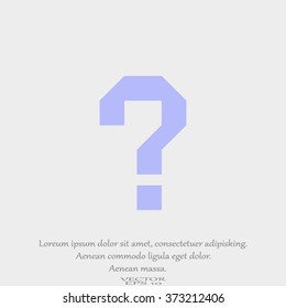 Question Mark Vector Illustration Stock Vector (Royalty Free) 373212406 ...
