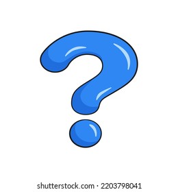 Question Mark Vector Illustration Cartoon Stock Vector (Royalty Free ...