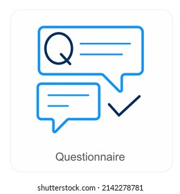 Questionnaire Question Icon Concept Stock Vector (Royalty Free ...