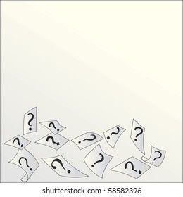 Questions Floating Around Vector Format Stock Vector (Royalty Free ...
