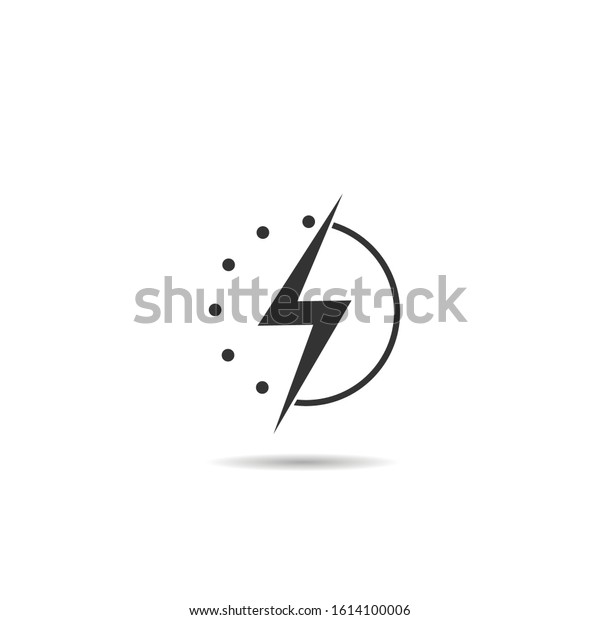 Quick Charge Icon Thunder Lightning Symbol: Vector có sẵn (miễn phí bản ...