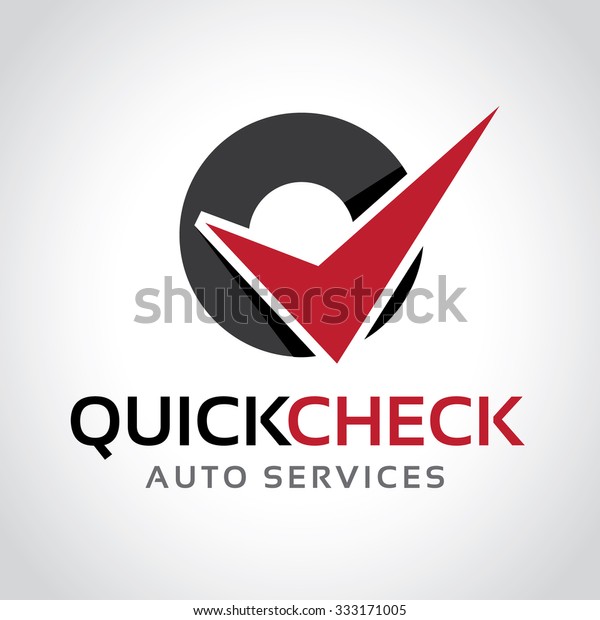 Quick Checkautomotive Logoauto Logovector Logo Template Stock Vector ...