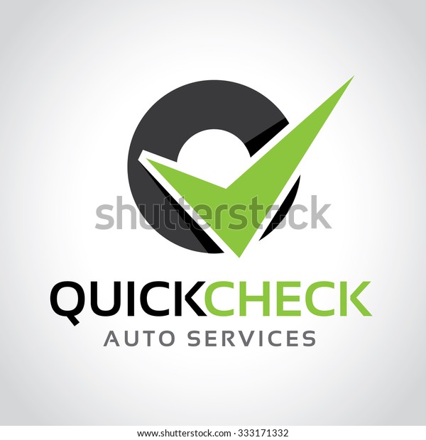 Quick Checkautomotive Logoauto Logovector Logo Template Stock Vector ...