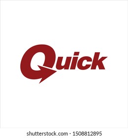 Quick Logo Arrow Symbol Icon Vector Stock Vector (Royalty Free ...