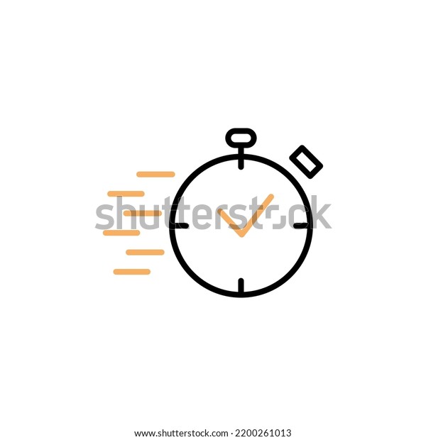 Quick Response Line Icon Simple Element Stock Vector (Royalty Free ...