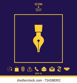 Quill Pen Icon Stock Vector (Royalty Free) 714188392 | Shutterstock