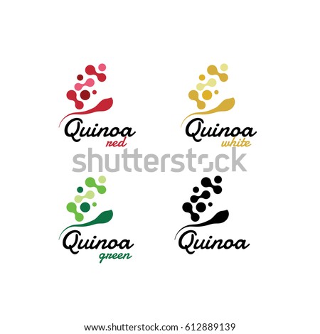 Quinoa Plant Logo Vector de stock (libre de regalías)612889139 ...