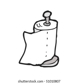 Quirky Drawing Kitchen Roll Stock Vector (Royalty Free) 51010807 ...