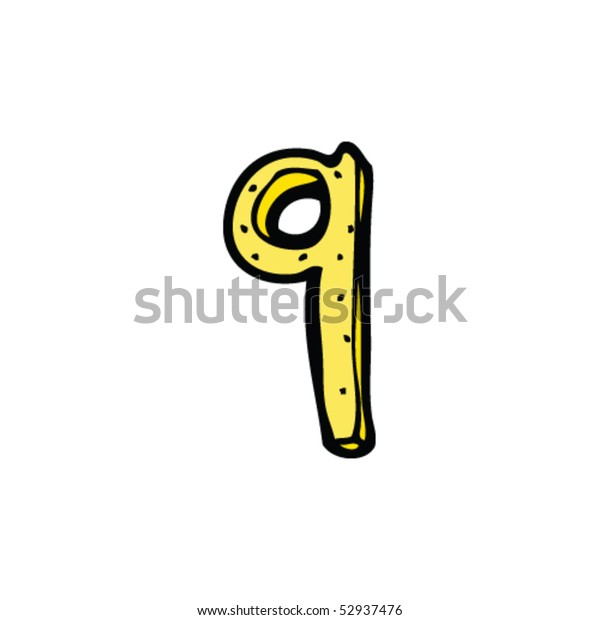 Quirky Drawing Number Nine Stock Vector (Royalty Free) 52937476 ...