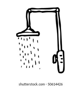 Quirky Drawing Shower Stock Vector (Royalty Free) 50614426 | Shutterstock
