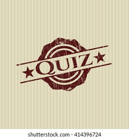 Quiz Rubber Texture Stock Vector (Royalty Free) 414396724