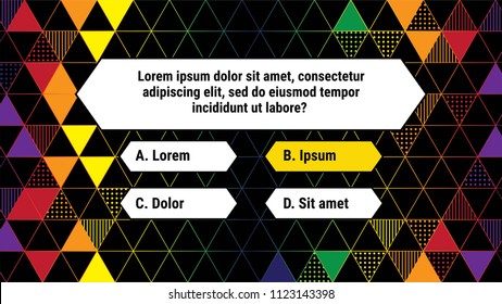 23 Quiz show backdrop Images, Stock Photos & Vectors | Shutterstock
